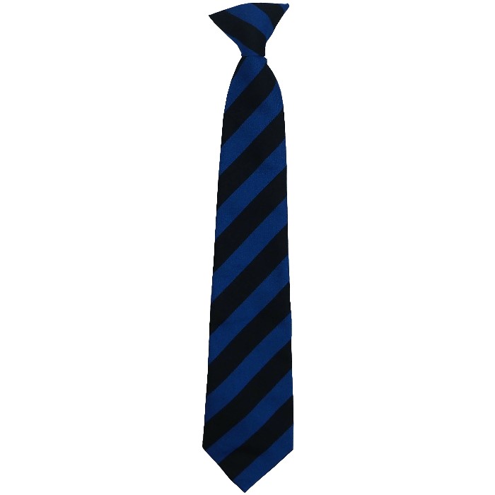 Slated Row Clip On Tie - Maisies Schoolwear