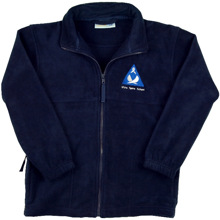 White Spire School Fleece Jacket - Maisies Schoolwear